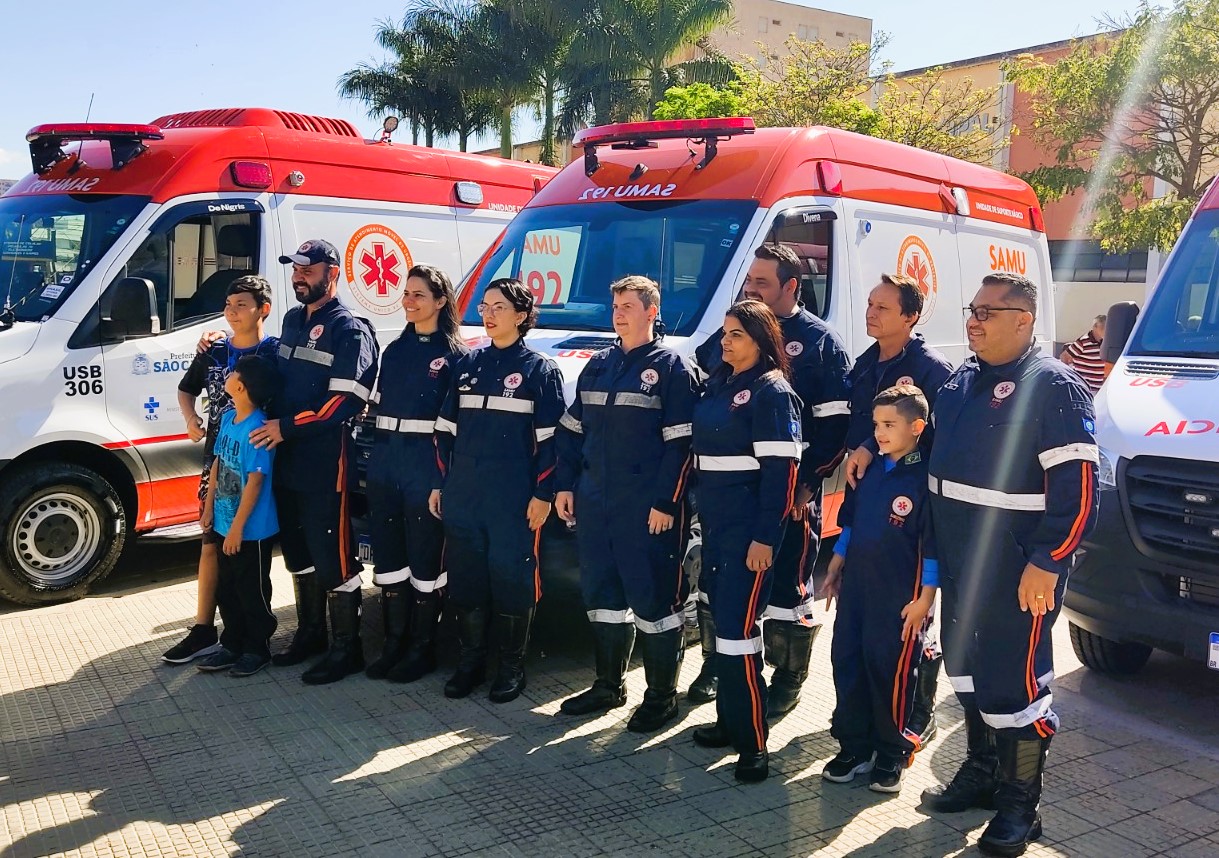 SAMU de São Carlos terá novos uniformes - São Carlos em Rede