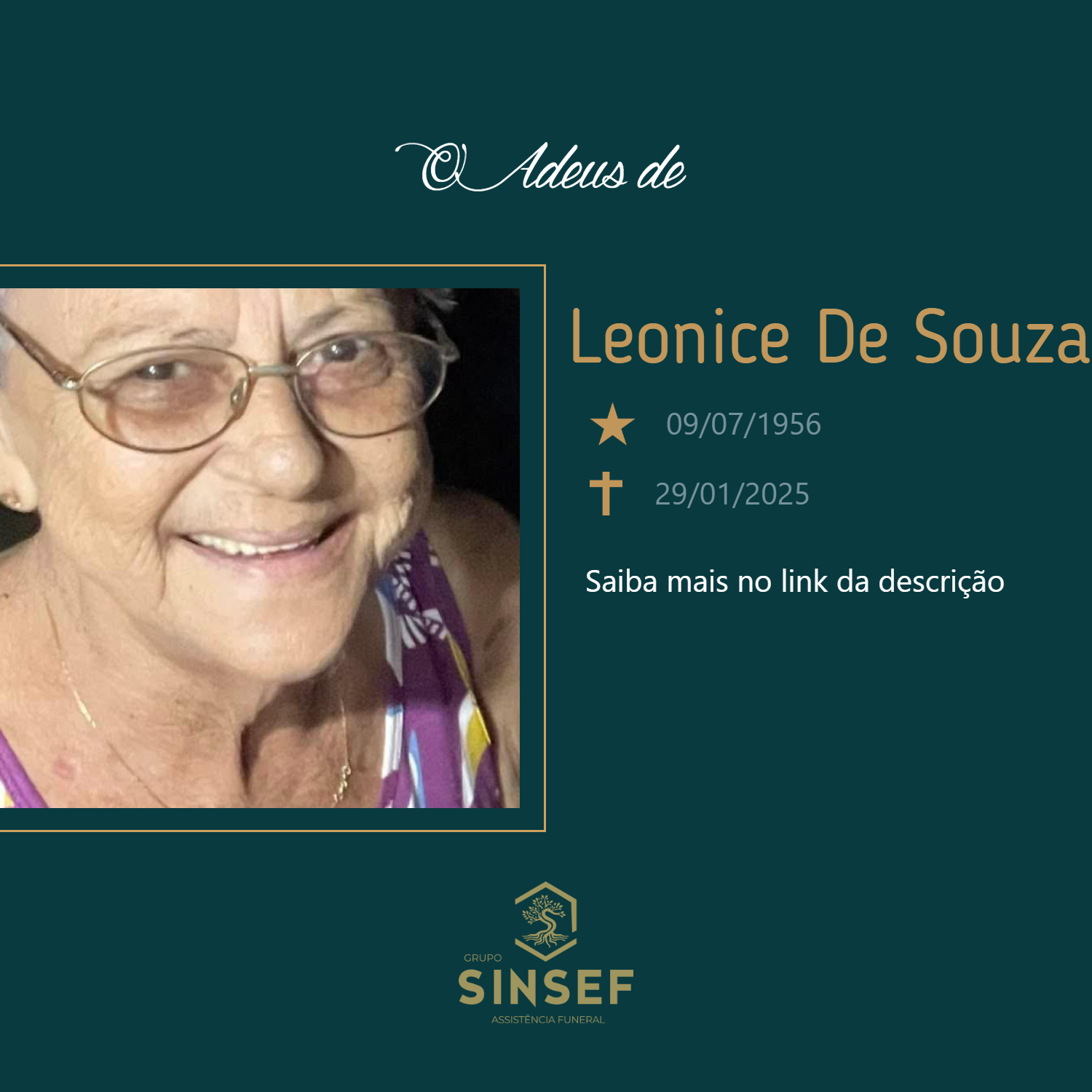 O falecimento, aos 68 anos, de Leonice de Souza - São Carlos em Rede