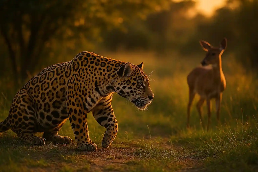 A onça-pintada e seu papel no ecossistema