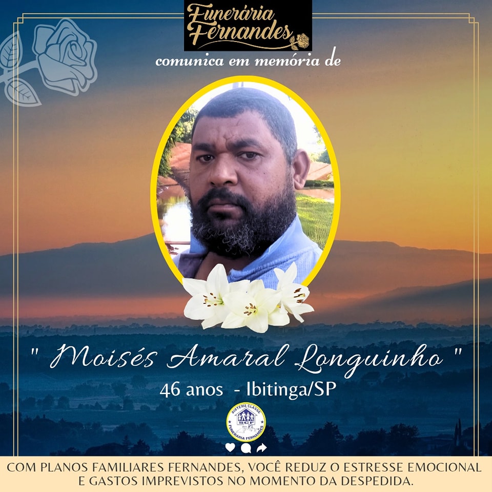 O falecimento, aos 46 anos, de Moisés Amaral Longuinho - São Carlos em Rede