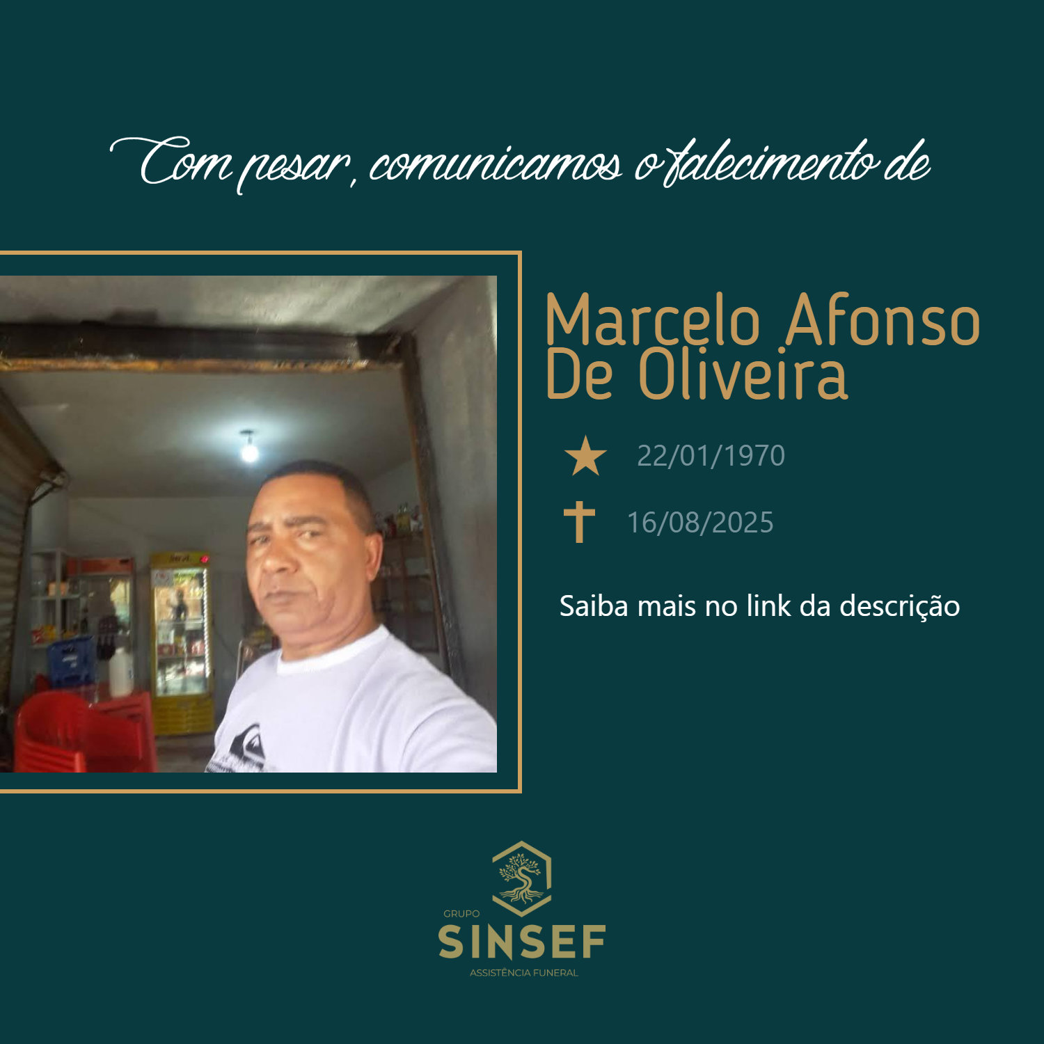 O falecimento, aos 55 anos, de Marcelo Afonso de Oliveira - São Carlos ...