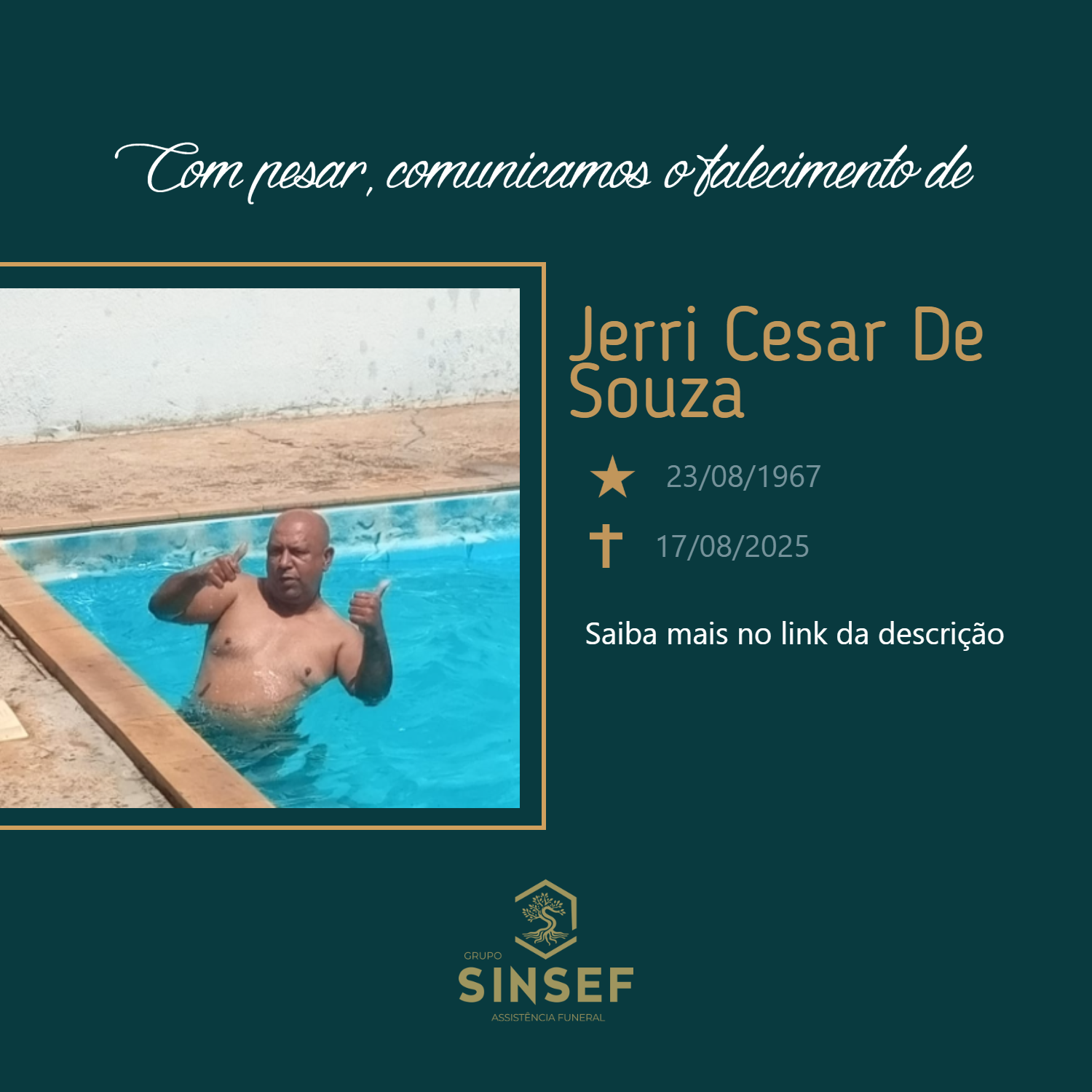 O falecimento, aos 57 anos, de Jerri Cesar de Souza - São Carlos em Rede