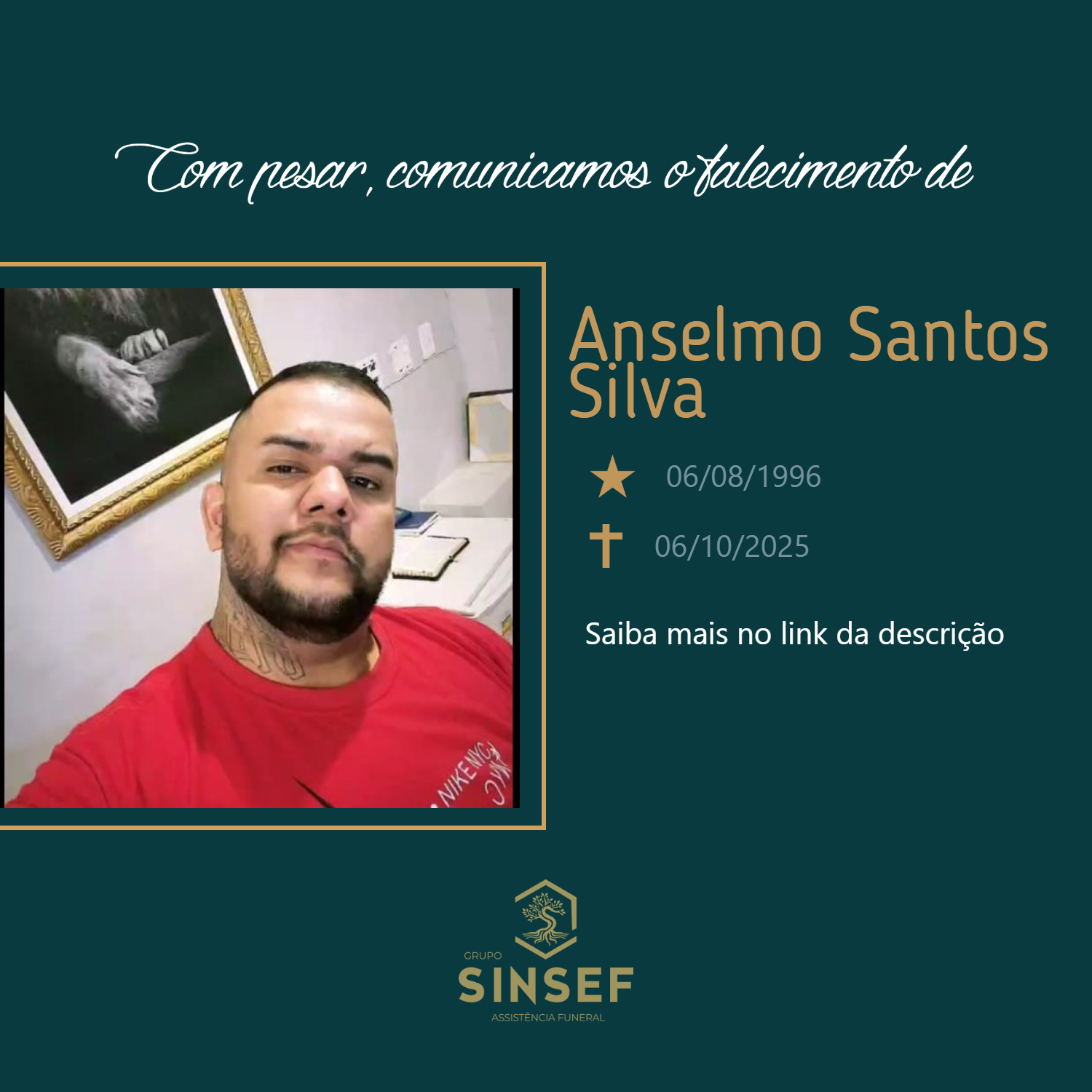 O falecimento, aos 29 anos, de Anselmo Santos Silva - São Carlos em Rede